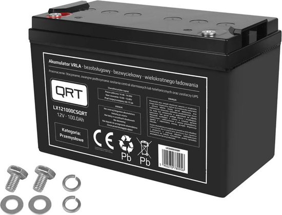 ACCU Gel batterij zonder onderhoud UPS 12V 100Ah oplaadbare en lekvrije ...