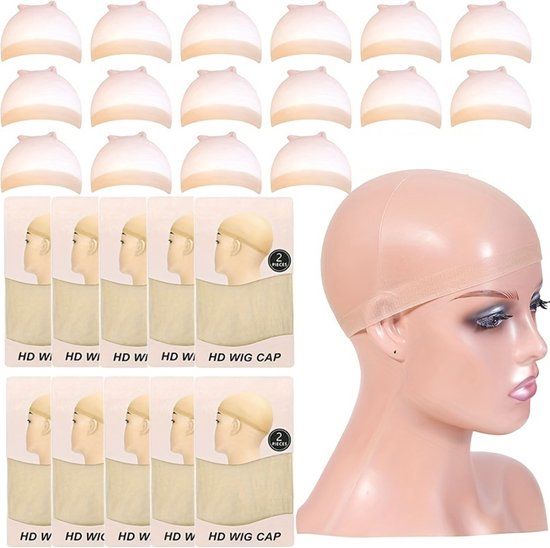 Bald Cap - 20 Stuks - Kaal Hoofd Maken met deze Wig Cap | bol