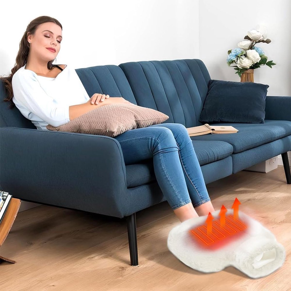 Hot Water Bottle with Cover Fluffy, Hot Water Bottle, Hot Water Bag ...