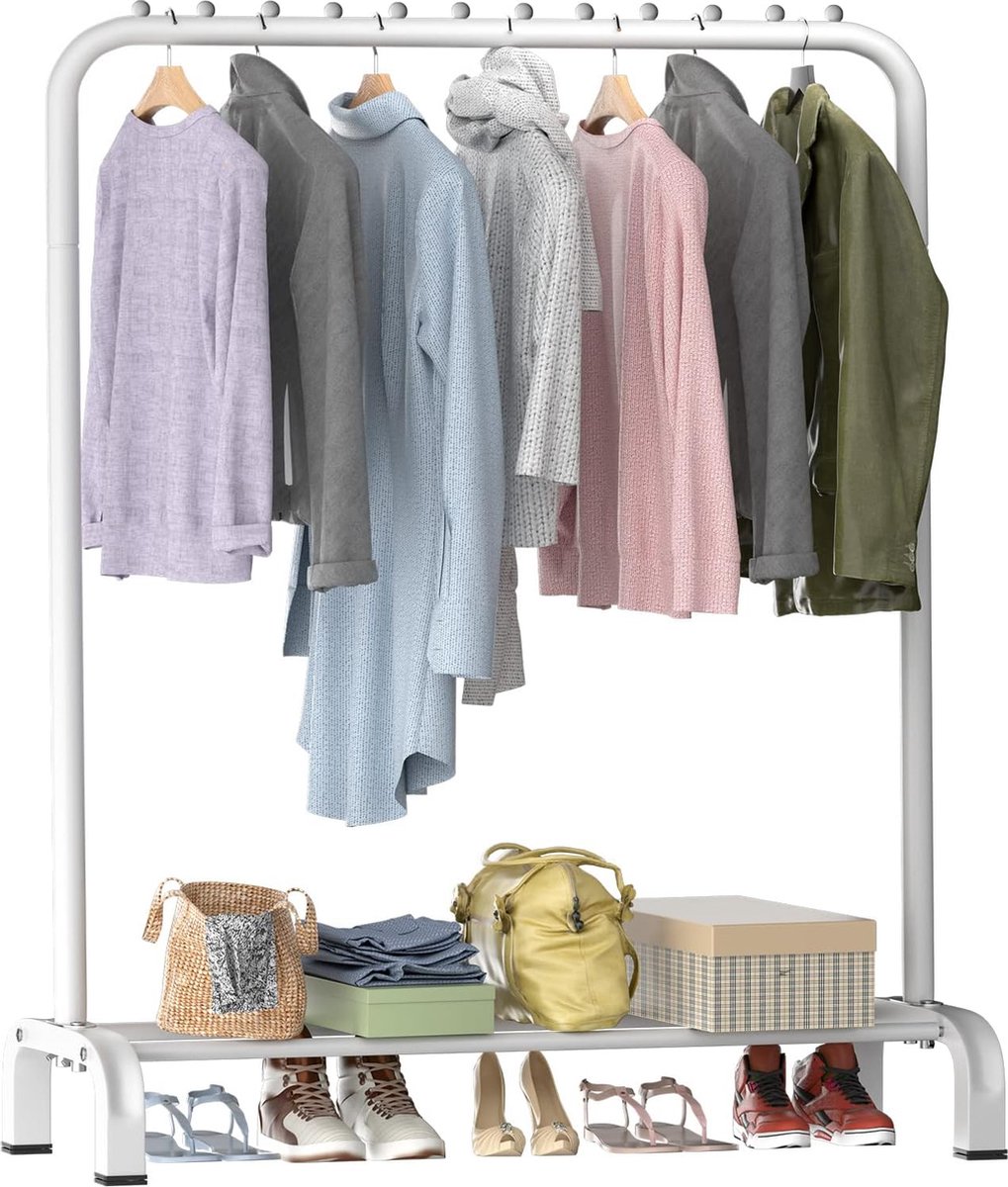 Kledingrek, 110 * 54 * 150 cm groot kledingrek, stabiel kledingrek ...