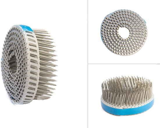 Wovar RVS Bolkopnagels op rol 2.5 x 50 mm | 200 Stuks Per Rol | bol