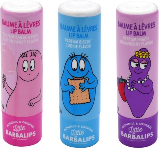 Barbapapa Lippenbalsem - 3 stuks - Aardbei - Koekjes en Candy | bol