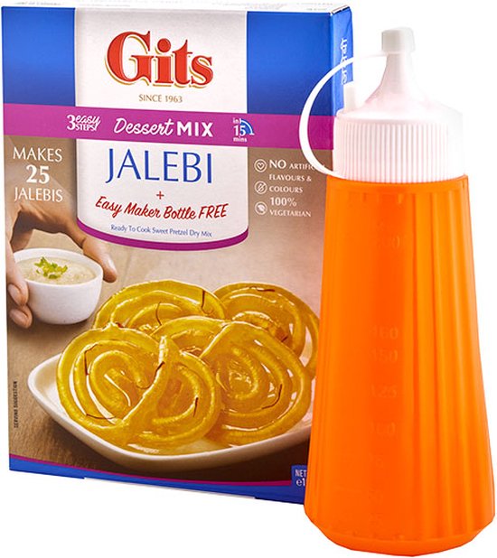 Gits Jalebi Mix With Maker Bottle (100g) | bol