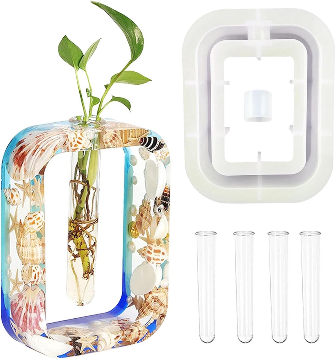 Vaas, siliconen vorm vaas, epoxyhars vormen vaas, siliconen vormen ...