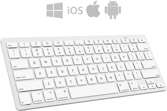 AKONIC Draadloos Bluetooth Toetsenbord - QWERTY Wireless Keyboard ...
