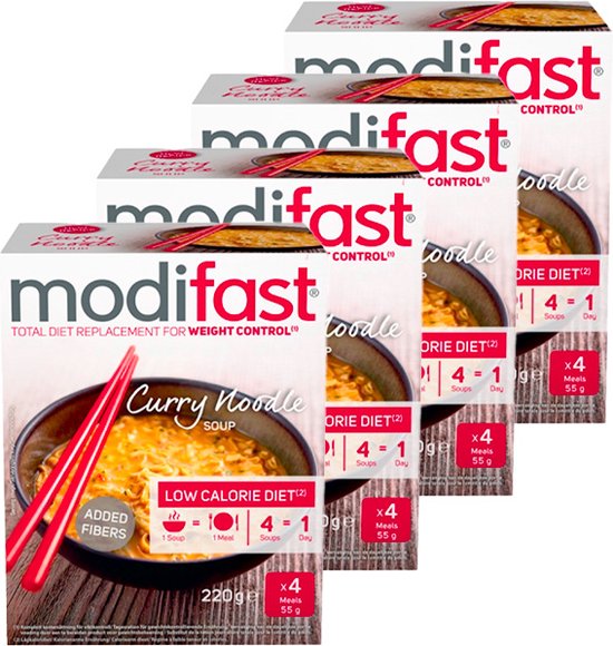 Modifast Intensive | Noodles Soep | 4 Stuks | 4 x 220 g | bol