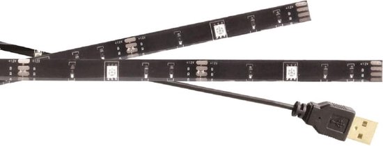 Energizer tv mood licht USB aansluiting - 4 Strips 50 CM - Led - incl ...