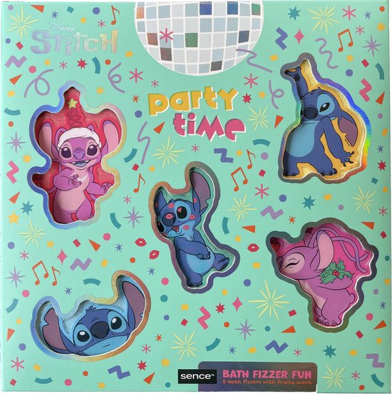 Disney Lilo & Stitch Geschenkset - Bath Fizzer 5 x 45 gr. - Bruisballen ...