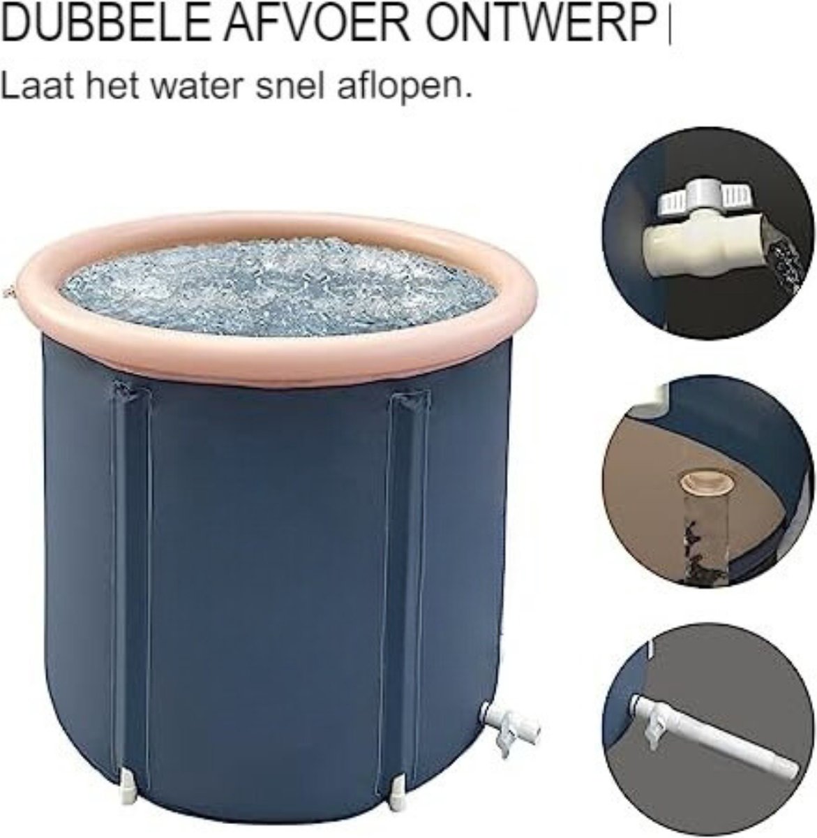 Ijsbad Opblaasbaar - Ice Bath - Dompelbad - 75cm | bol