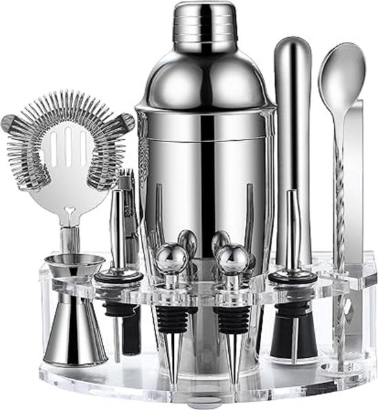 cocktailshaker set - Premium cocktailshakerset, 12 | bol