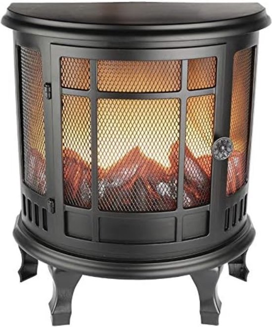 Led-haard nostalgie, decoratieve open haard, elektrisch, werkt op ...