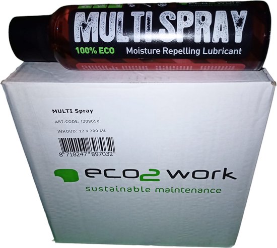 1 X ECO 2 Work 100% Ecologische multi Spray incl evospray rietje LET OP ...