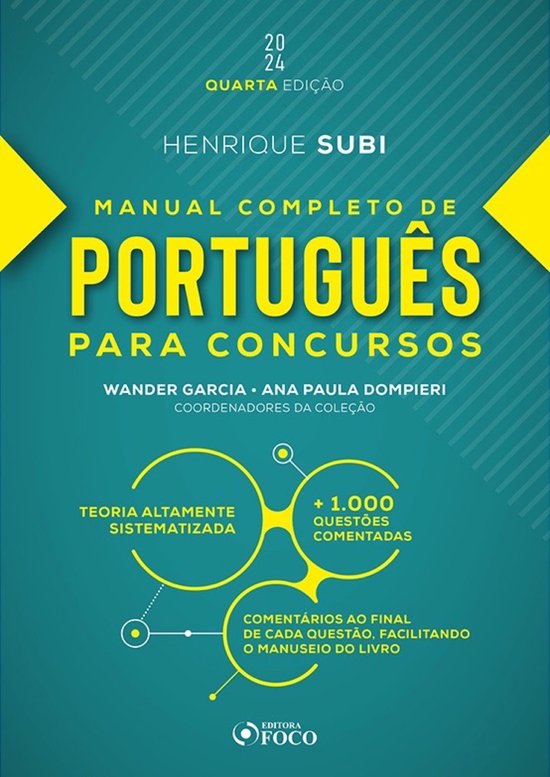 Manual completo de português para concursos (ebook), Henrique Subi | 9786555159493 |... | bol.com