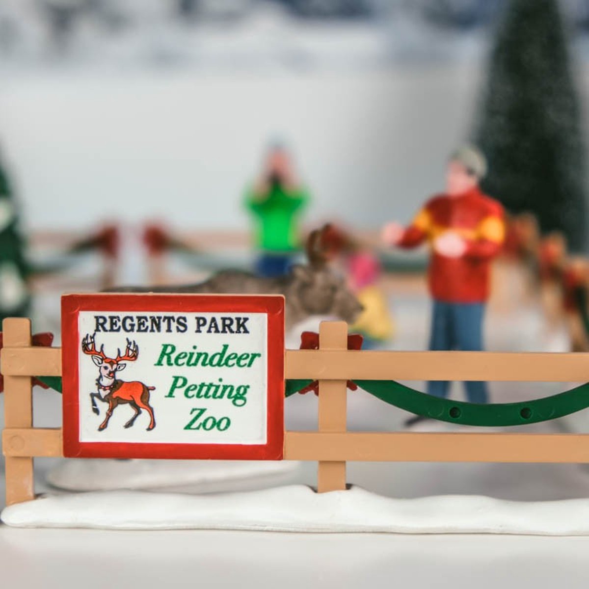 Lemax - Zoo pour enfants de rennes - Set de 17 | bol