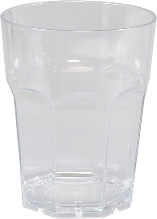 Depa Drinkglas - transparant - onbreekbaar kunststof - 220 ml - feest glazen | bol