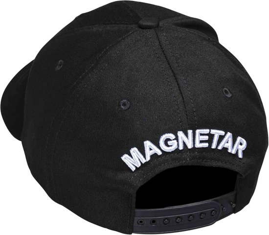 Magnetar Baseball Cap - Pet - Zwart - Katoen - Met geborduurde logo | bol