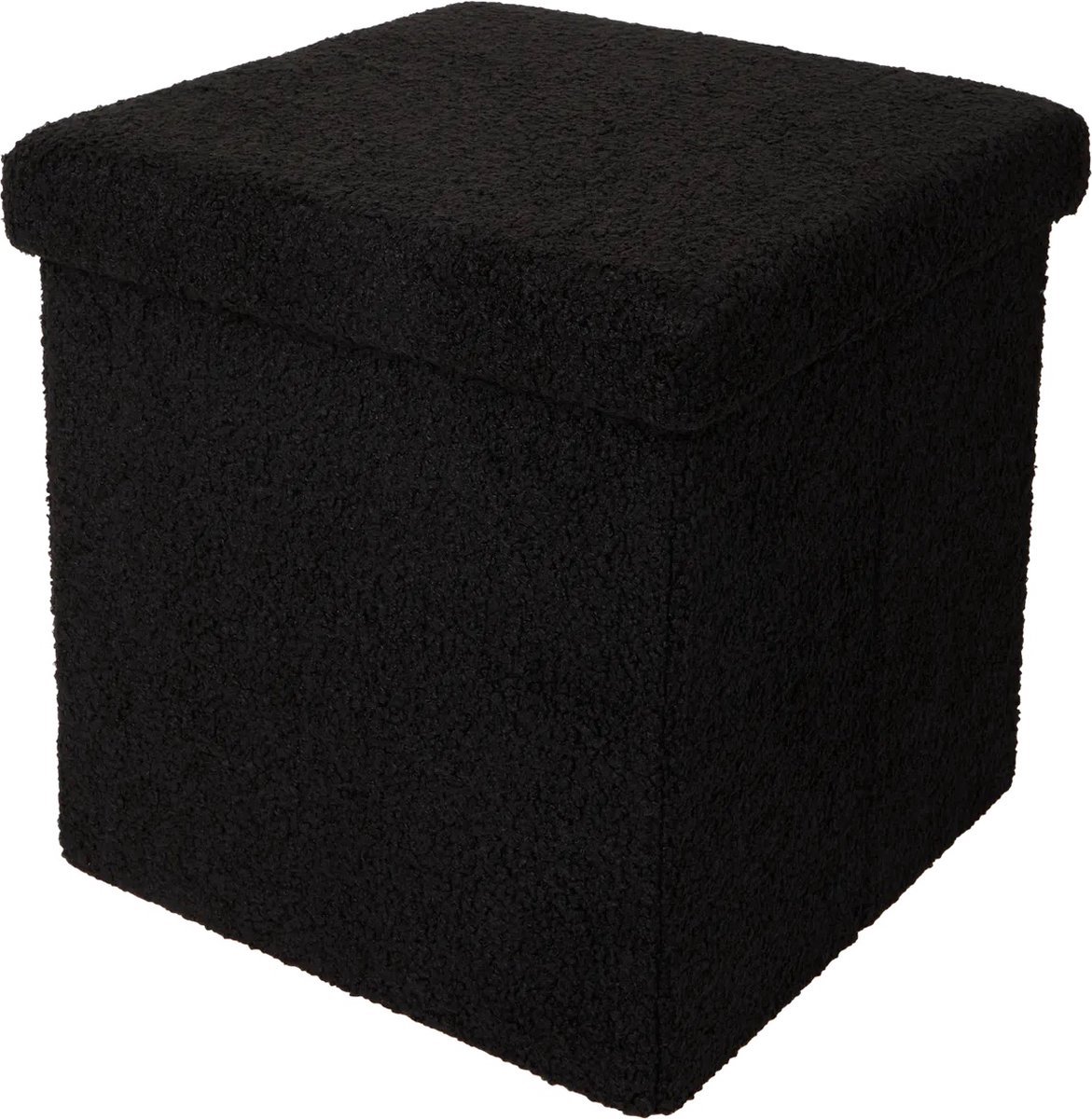 Teddy Opvouwbare Opbergpoef - poef met opbergruimte – 38 x 38 x 38 cm ...