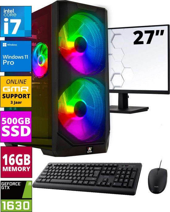 Intel Compleet PC SET 27" | Intel Core i7 | 16 GB RAM | 500 GB SSD ...