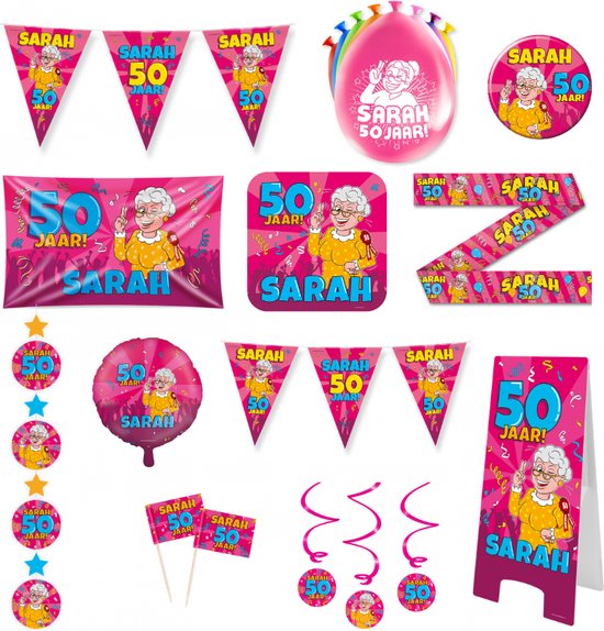 Sarah Cartoon Versiering pakket - XXL | bol