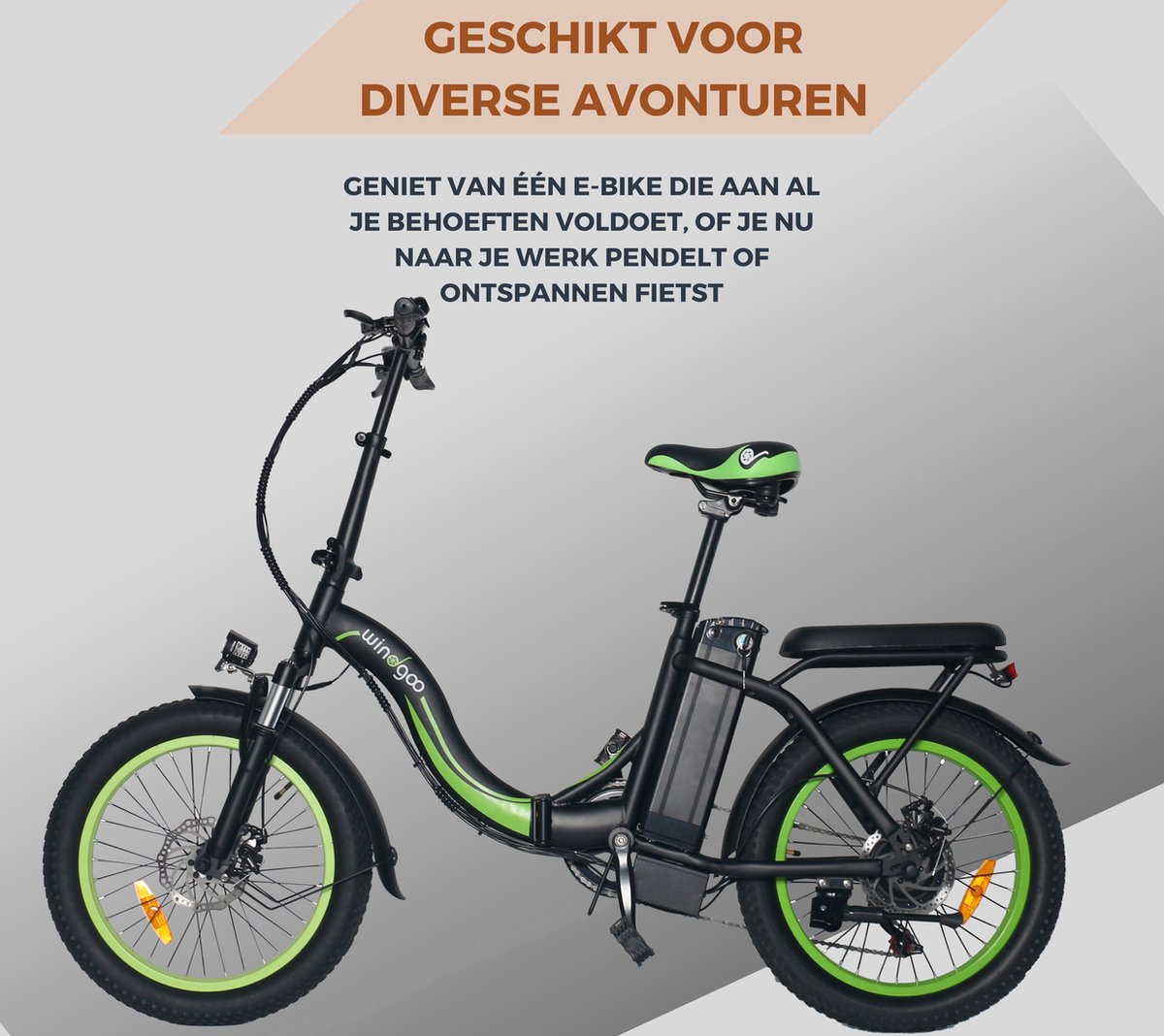 Vélo pliant électrique Windgoo E20 - E Bike - Moteur 250W - 20 pouces ...