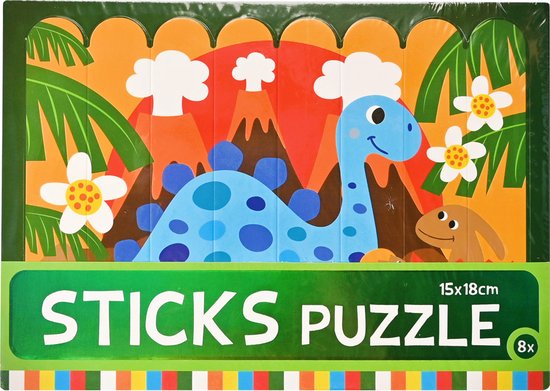 Stick puzzel Dino | bol