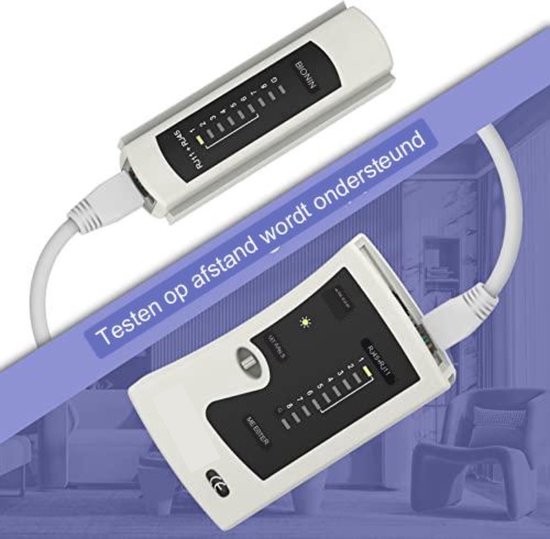 Netwerk tester - UTP tester - Lan tester - Wit | bol