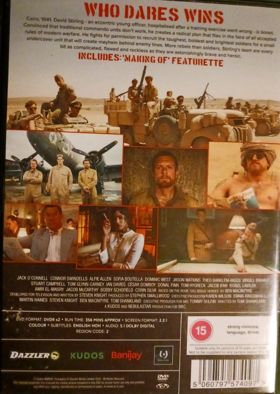 DVD SAS ROGUE HEROES (Dvd), Connor Swindells | Dvd's | bol