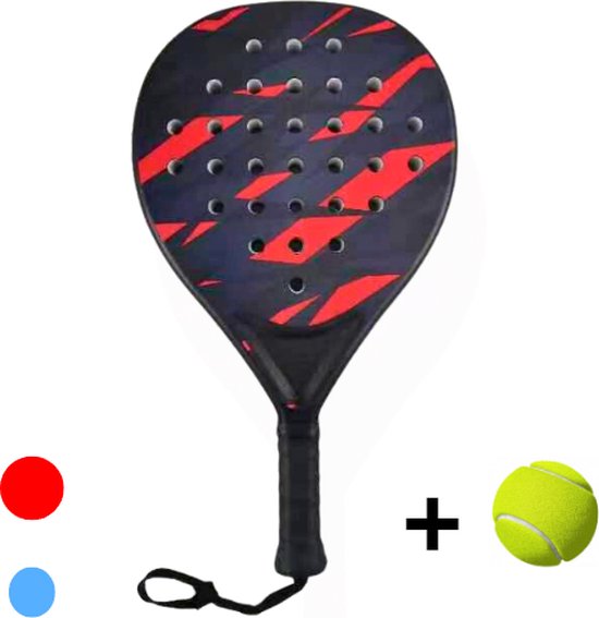 Padel Racket Rood - Padel - Padelrackets - Racket - Paddle - Carbon ...