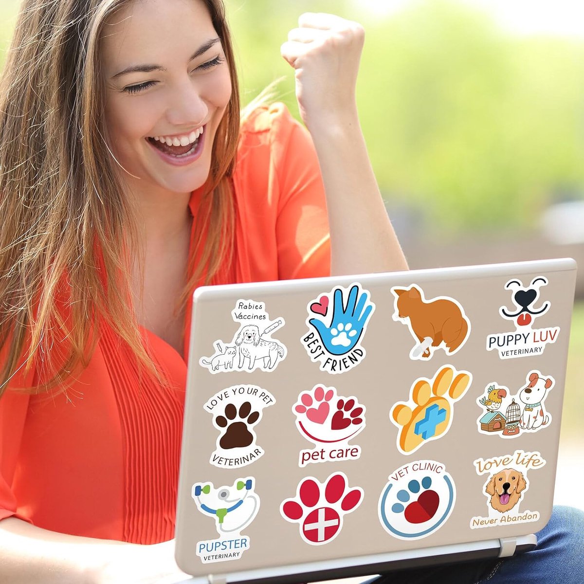Sticker Mix Huisdieren - Honden & Katten - Dierenverzorging & Dierenarts - 50 stickers | bol