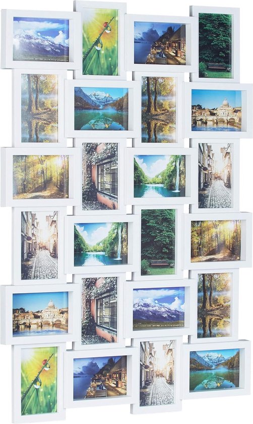 fotolijst collage, voor 24 foto's, horizontaal of verticaal ...