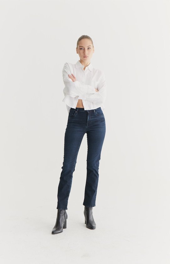 COJ - Hannah - Dames Regular-fit Jeans - Blue Black | bol