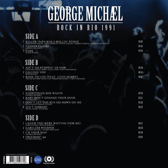 George Michael - Rock In Rio 1991 (2 LP) (Coloured Vinyl) (Limited ...