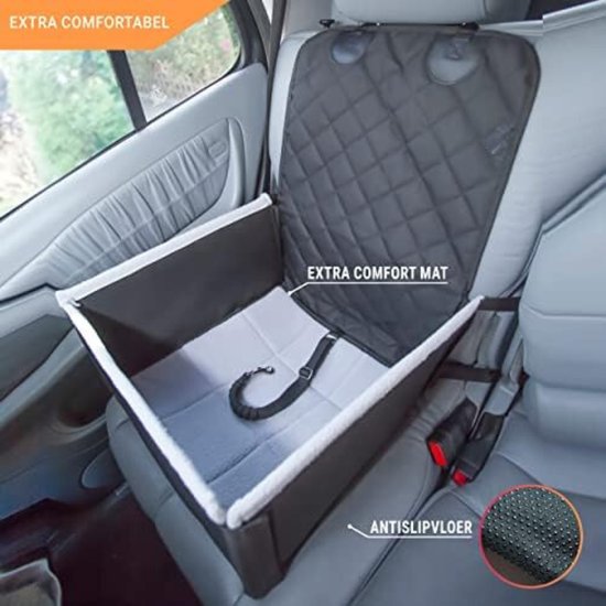 Hondenmand Auto Achterbank - Automand Hond - Zwart - Maximaal gewicht ...