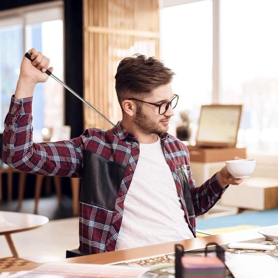 Zwarte Ruggenkrabber: Verstelbaar & Uitschuifbaar voor Massage & Jeuk ...