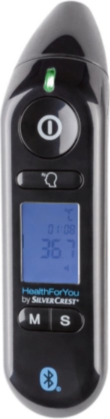 SILVERCREST® Multifunctionele thermometer - Oor, Voorhoofd - Bluetooth ...