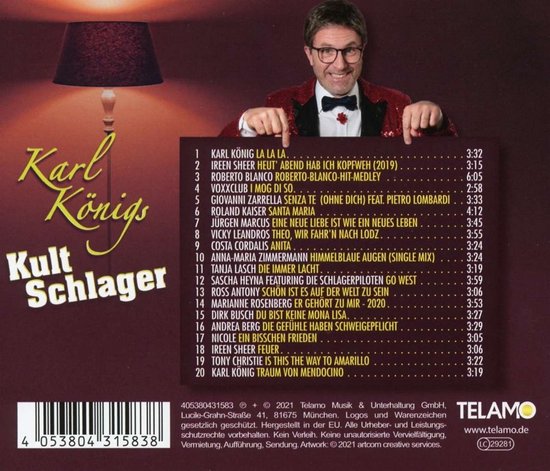Various Artists - Karl Königs Kult Schlager (CD), various artists | Muziek | bol