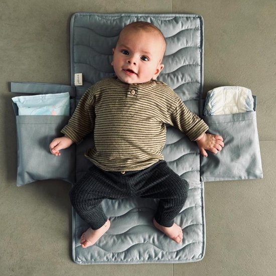 Jikkies ® - Verschoningsmat - Verschoonmat - Voor Onderweg- Opvouwbaar ...