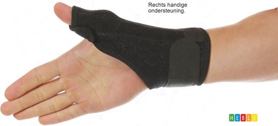 Duim-Brace Rechts - Pijnlijke Duim - Ondersteuning - Brace - van Heble ...