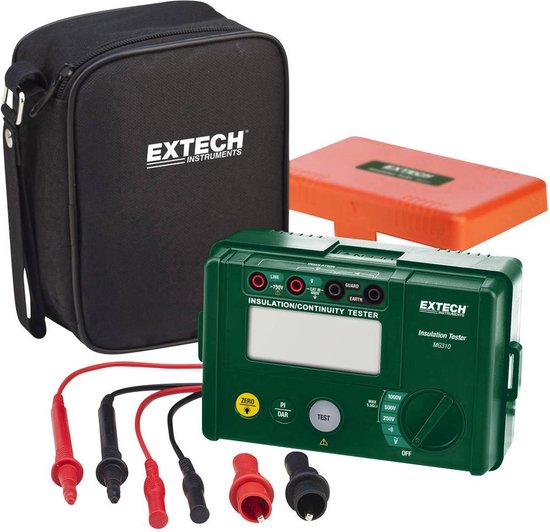 Extech MG310 - isolatiemeter - 250 V, 500 V, 1000 V 5.5 GΩ | bol