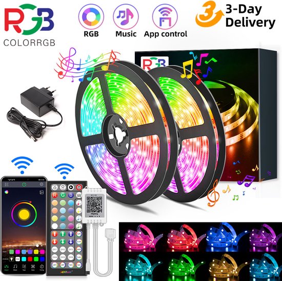 Led strip - led strip 15 meter - led strip 20 meter | bol.com