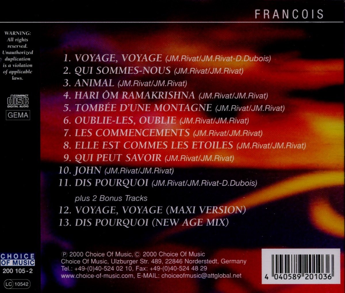 Desireless - François (CD), Desireless | Muziek | bol