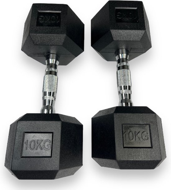 Padisport - Dumbell 10 Kg - Hex Dumbells 10 Kg - Hexagon Dumbells ...