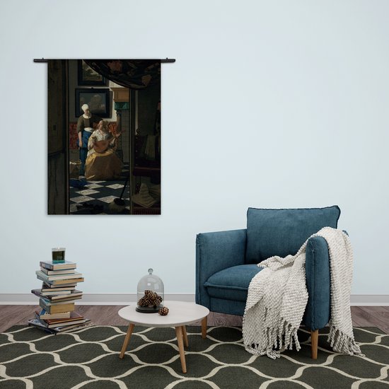 Mezo Wandkleed Johannes Vermeer De liefdes brief 1669 Rechthoek ... Mezo Wandkleed Johannes Vermeer De liefdes brief 1669 Rechthoek ...