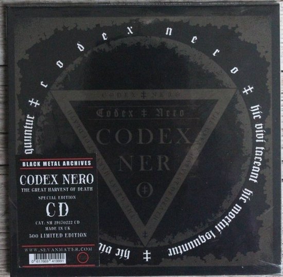 Codex Nero - The Great Harvest Of Death (CD), Codex Nero | Muziek | bol