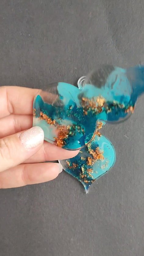 Resin Art JR: Unieke hoogwaardige kwaliteit epoxy kersthangers ...