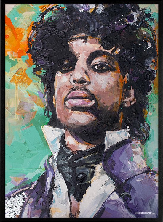 Prince print 51x71 cm vullend *ingelijst & gesigneerd | bol