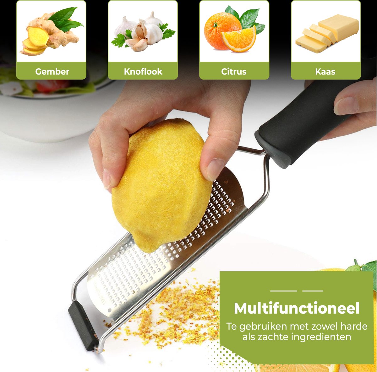 HI NATURE™ Handrasp - Rasp - Citroenrasp - Kaasrasp - Gemberrasp ...