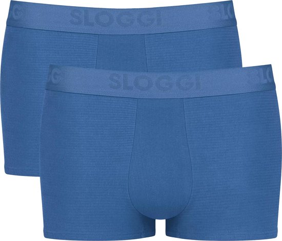 Sloggi Men FREE Evolve Hipster - heren boxershort korte pijp (2-pack) - kobaltblauw | bol