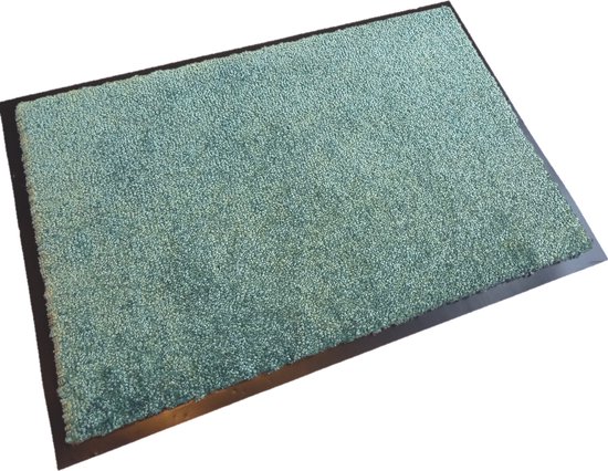 Ikado Droogloopmat binnen blauwgroen 80 x 120 cm | bol