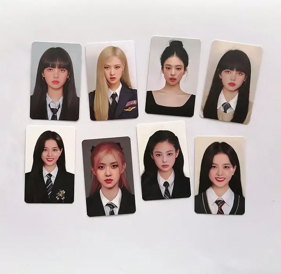 KPOP 8pcs/set BP Lisa Rose Jisoo Rose Photocard Blackpink [Fotokaarten ...